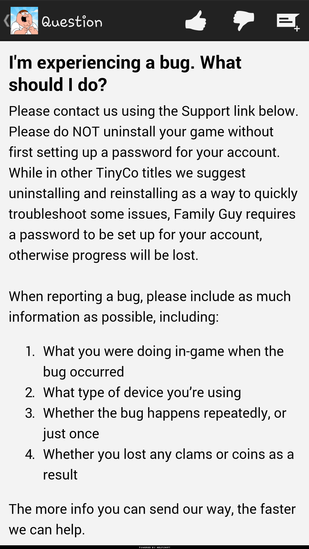 Glitch Bug | Family Guy Addicts