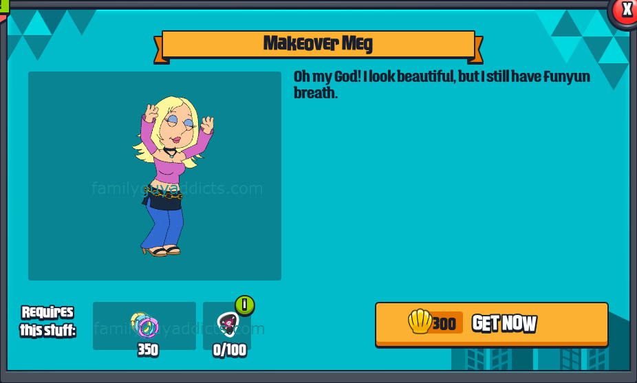 PeterPalooza Character Profile: Makeover Meg | Family Guy Addicts