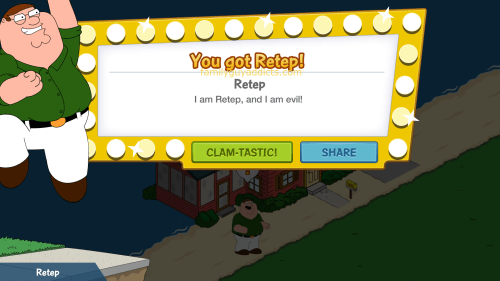 Evil Week Character Profile: Retep | Family Guy Addicts