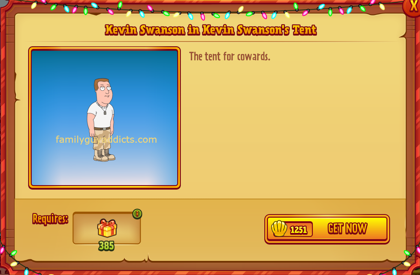Christmas Character Profile: Kevin Swanson | Family Guy Addicts