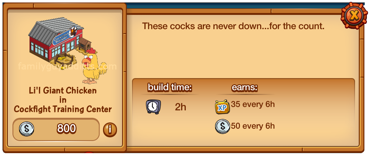 Li’l Griffins Character Profile: Li’l Giant Chicken | Family Guy Addicts