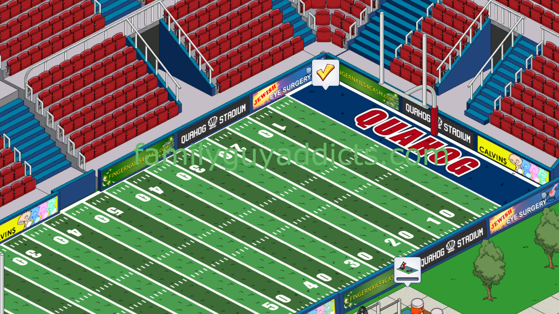 Football Challenge Event 101: Football Field | Family Guy Addicts