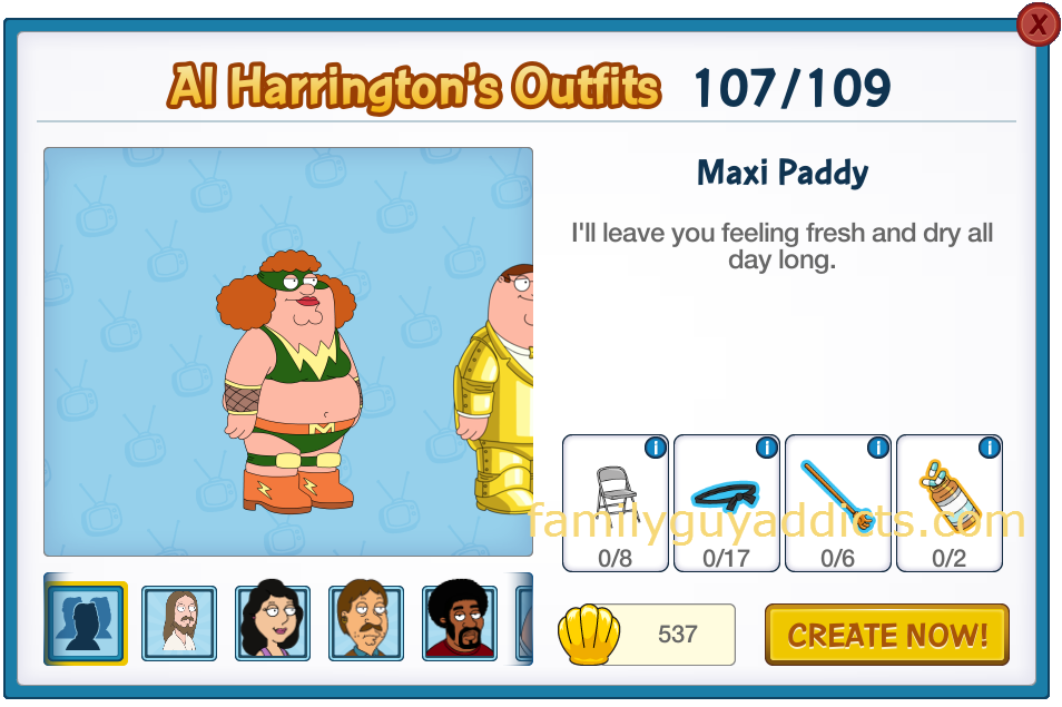 WrestleMania Character Profile: Maxi Paddy | Family Guy Addicts