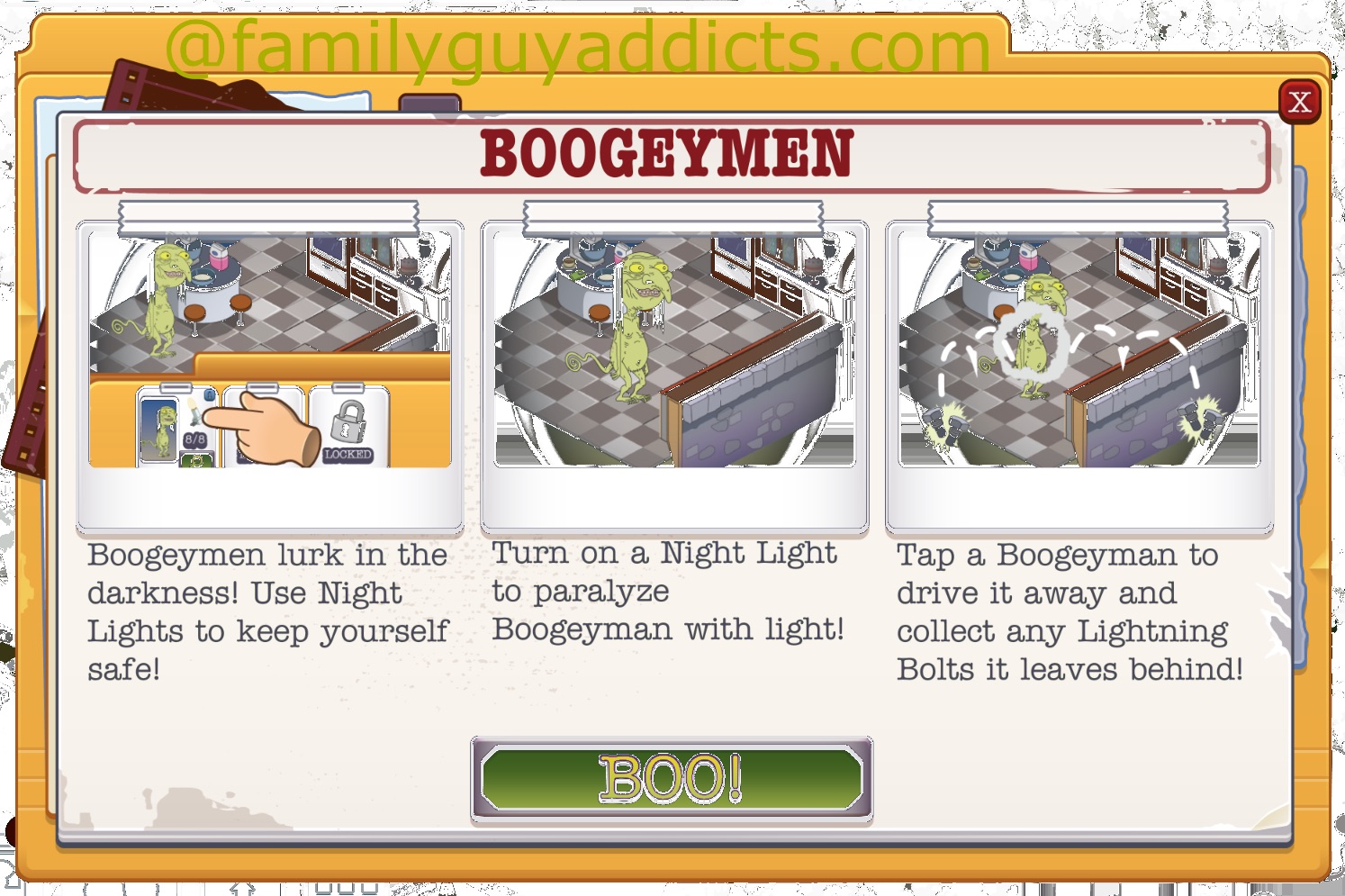 The Hauntening 101: Clearing Boogeymen | Family Guy Addicts