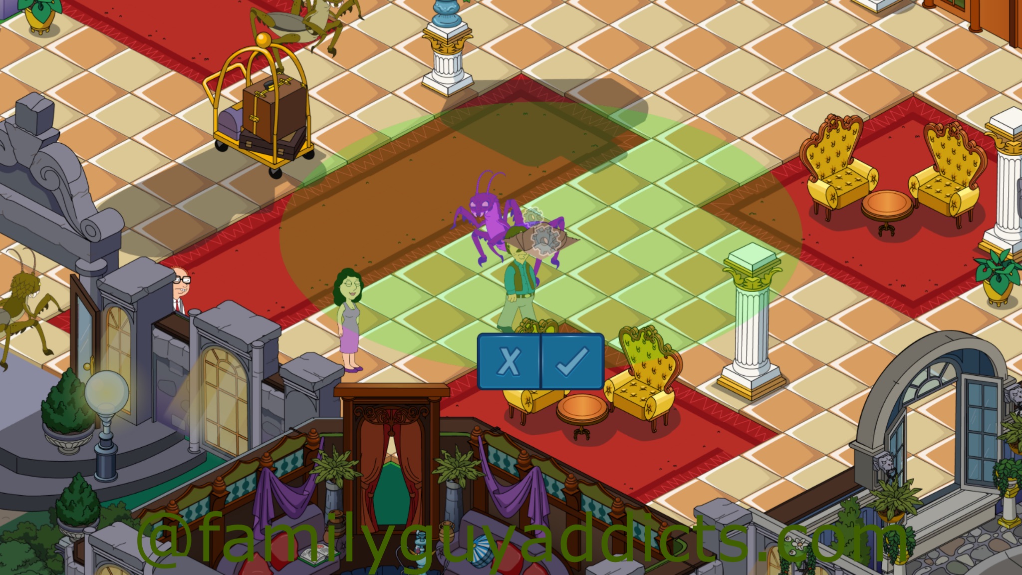 The Hauntening 101: Clearing Spacemen & Buggy Aliens | Family Guy Addicts