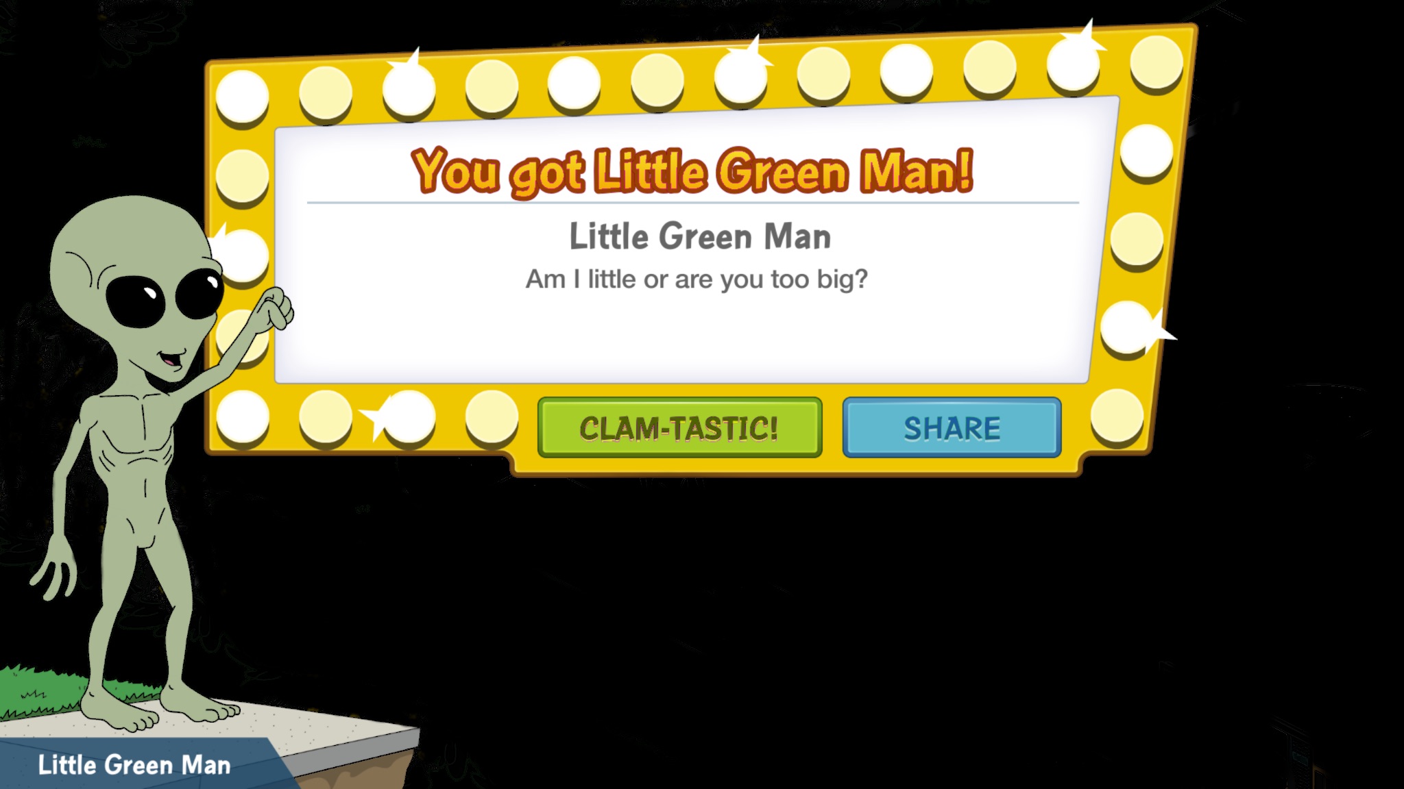 The Hauntening Character Profile: Little Green Man | Family Guy Addicts