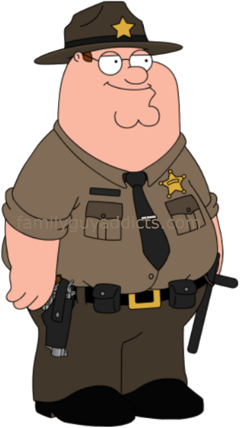 Where the Hell….? Sheriff Peter | Family Guy Addicts