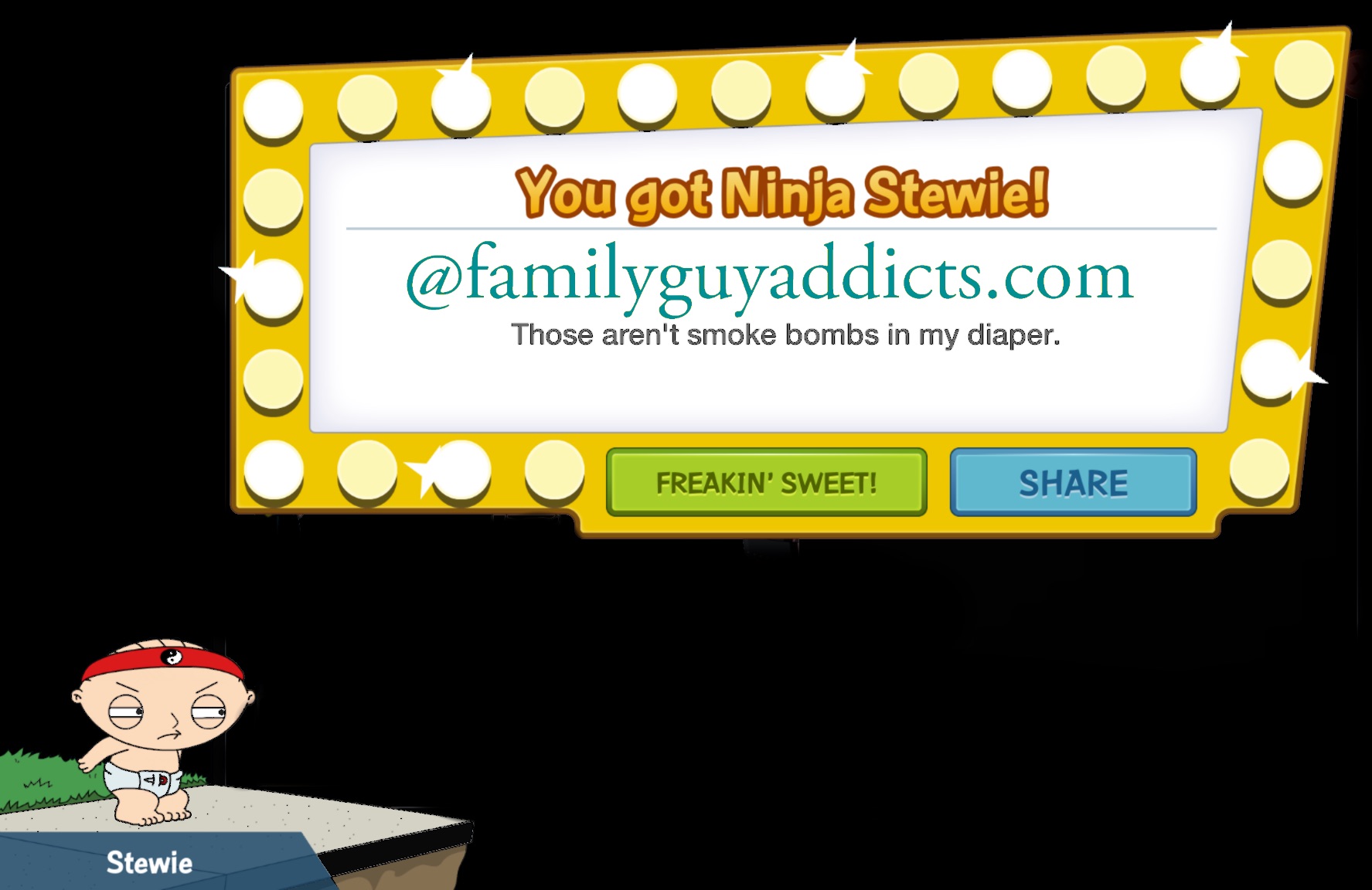 Kung Pow Quahog Premium Character Profile: Ninja Stewie | Family Guy ...