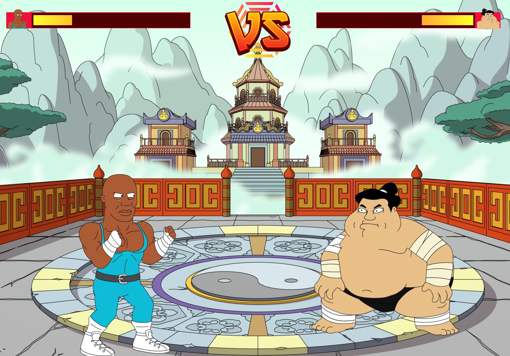 Kung Pow Quahog 101: Clearing Sumo | Family Guy Addicts