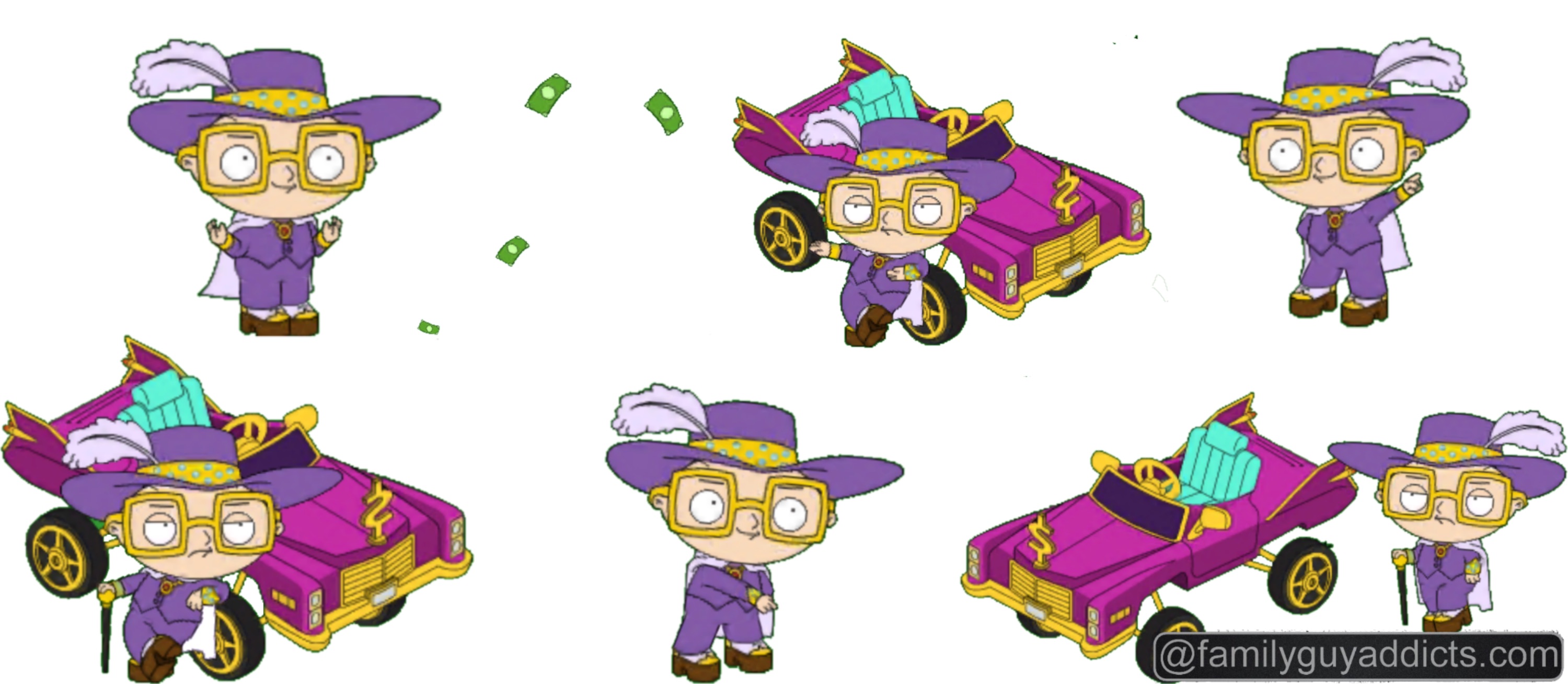 Undercover Gigg-Olo Premium Character Profile: Pimp Stewie | Family Guy ...