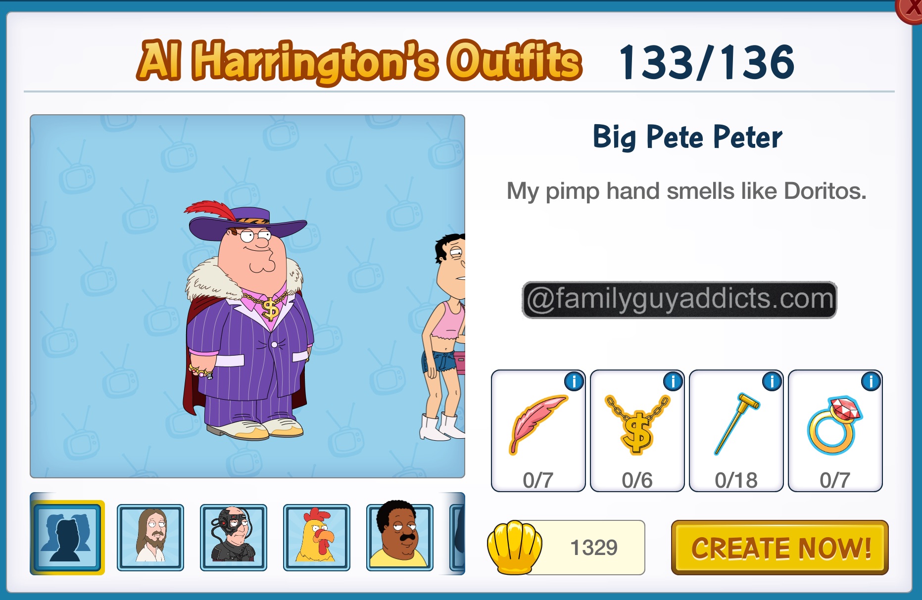 Undercover Gigg-Olo Character Profile: Big Pete Peter | Family Guy Addicts