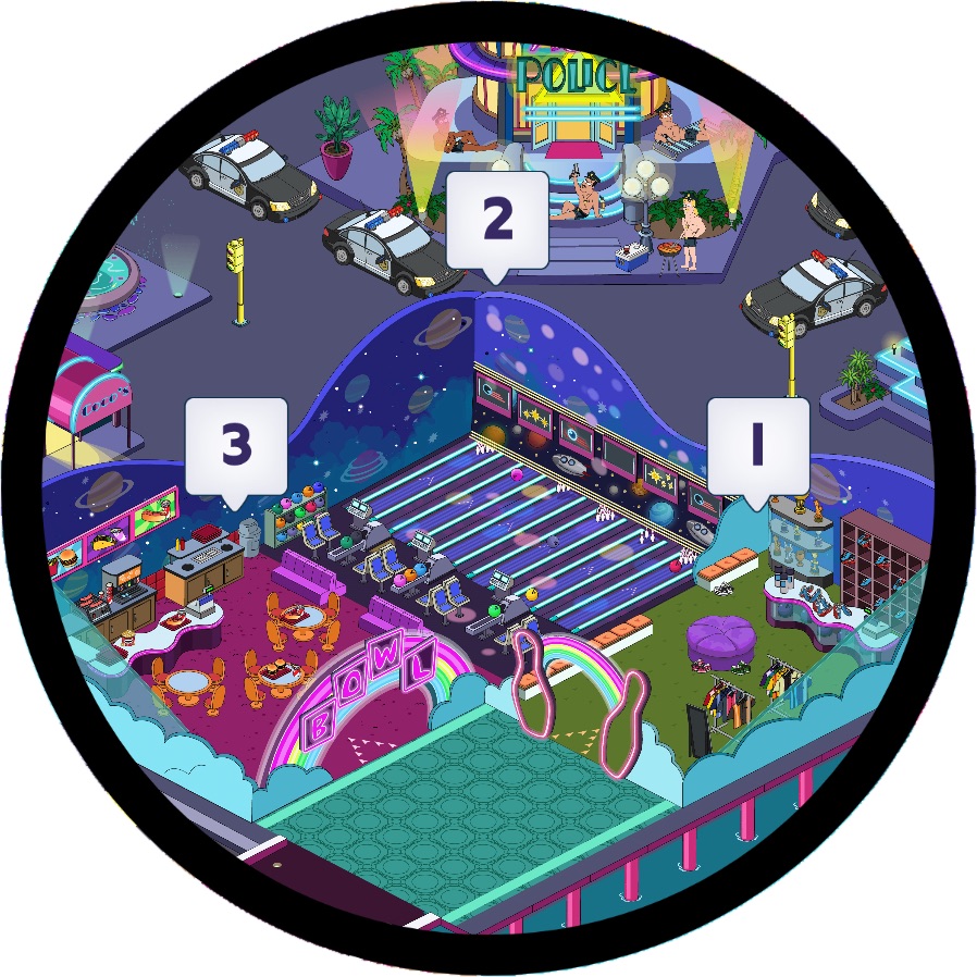 Quahog Heat 101: Bowling Alley Rooms | Family Guy Addicts