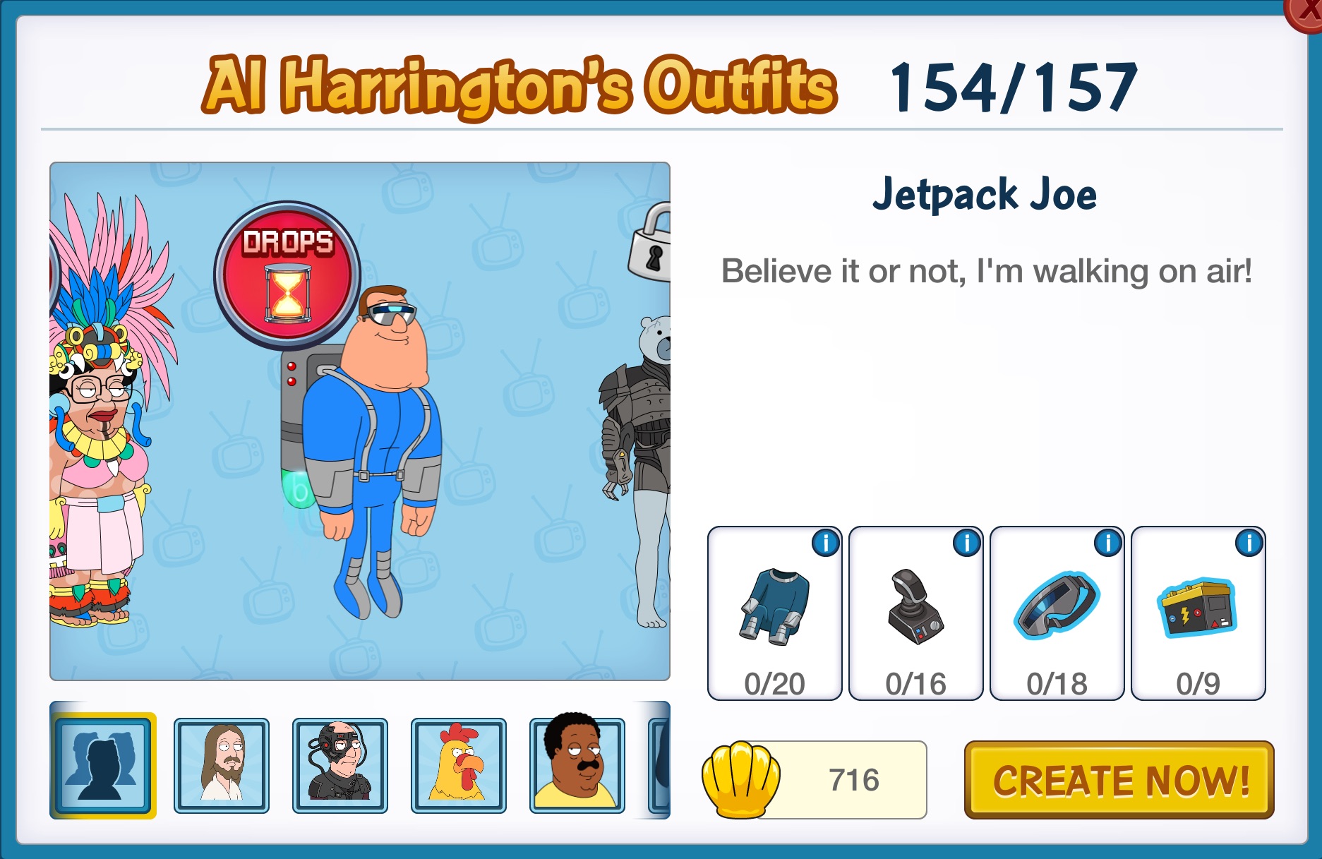 Quahog’s Excellent Adventure Character Profile: Jetpack Joe | Family ...