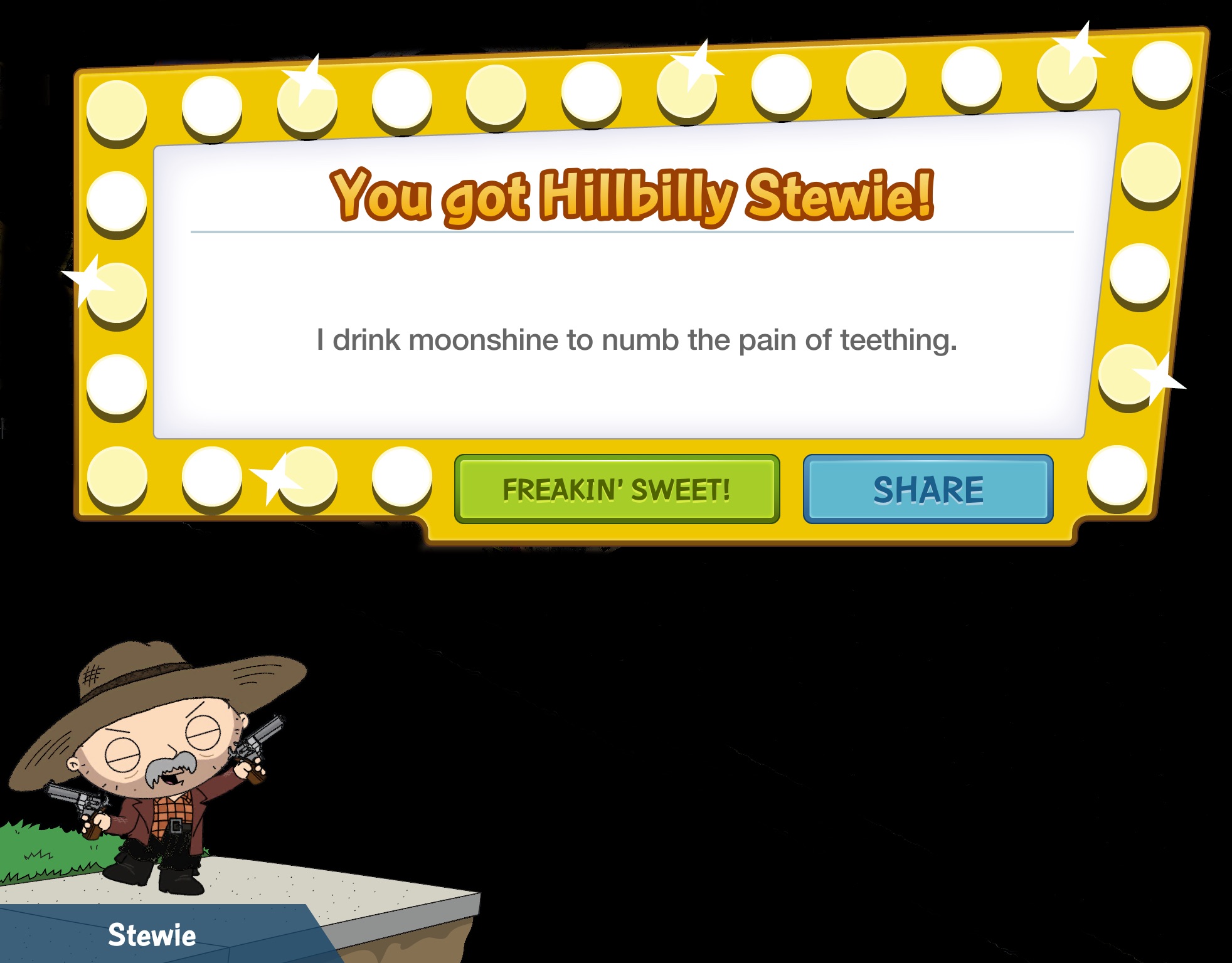 Southern Fried Griffins Premium Character Profile: Hillbilly Stewie ...