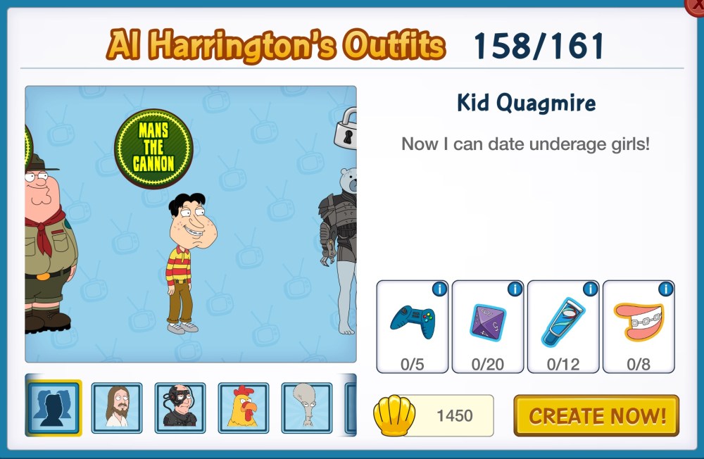 Wet Hot Quahog Summer Character Profile: Kid Quagmire | Family Guy Addicts