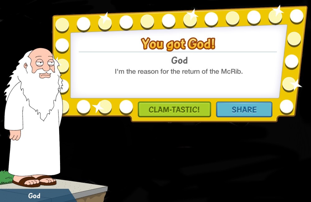 Character Profile – God | Family Guy Addicts