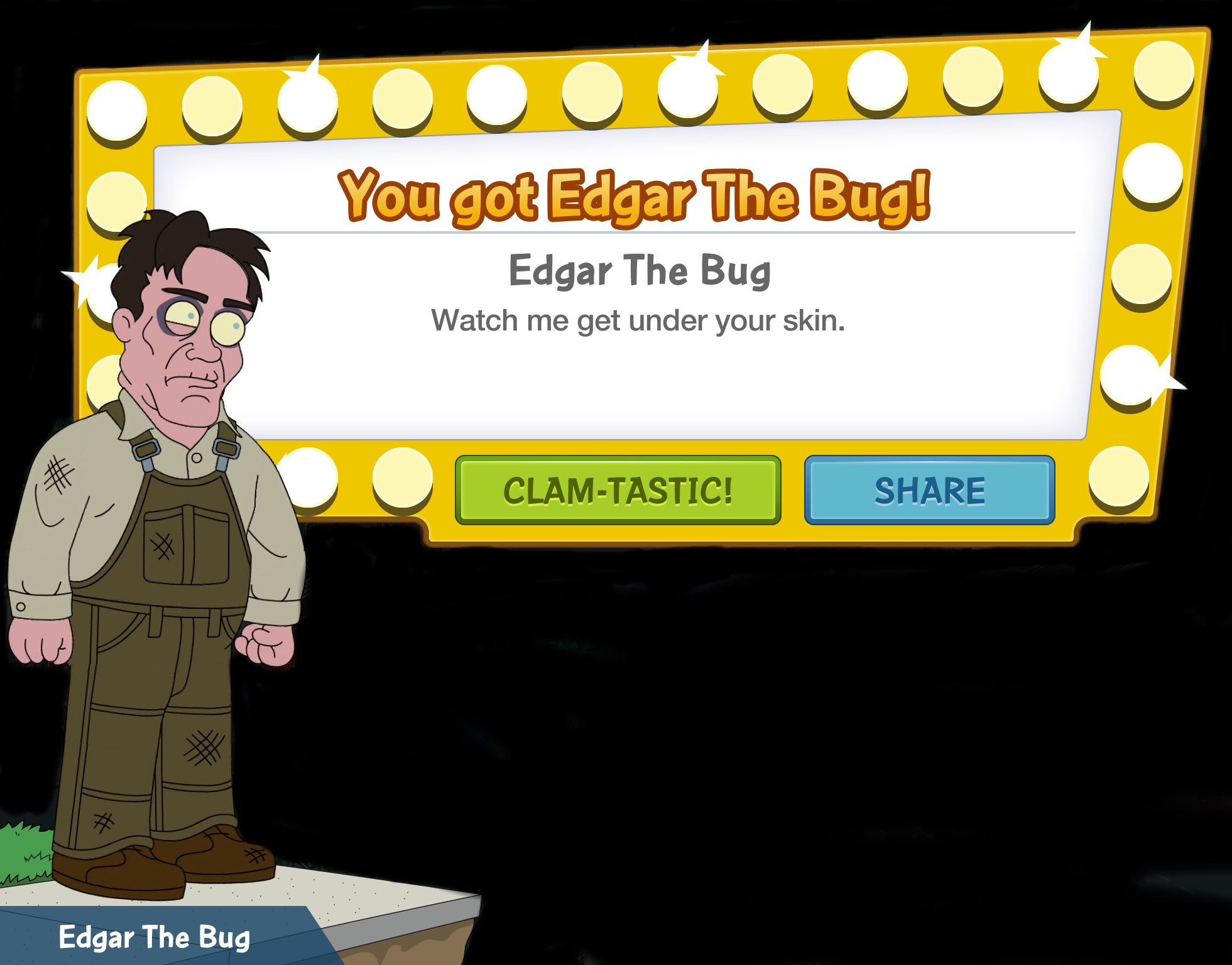 Guys In Black Character Profile: Edgar The Bug | Family Guy Addicts