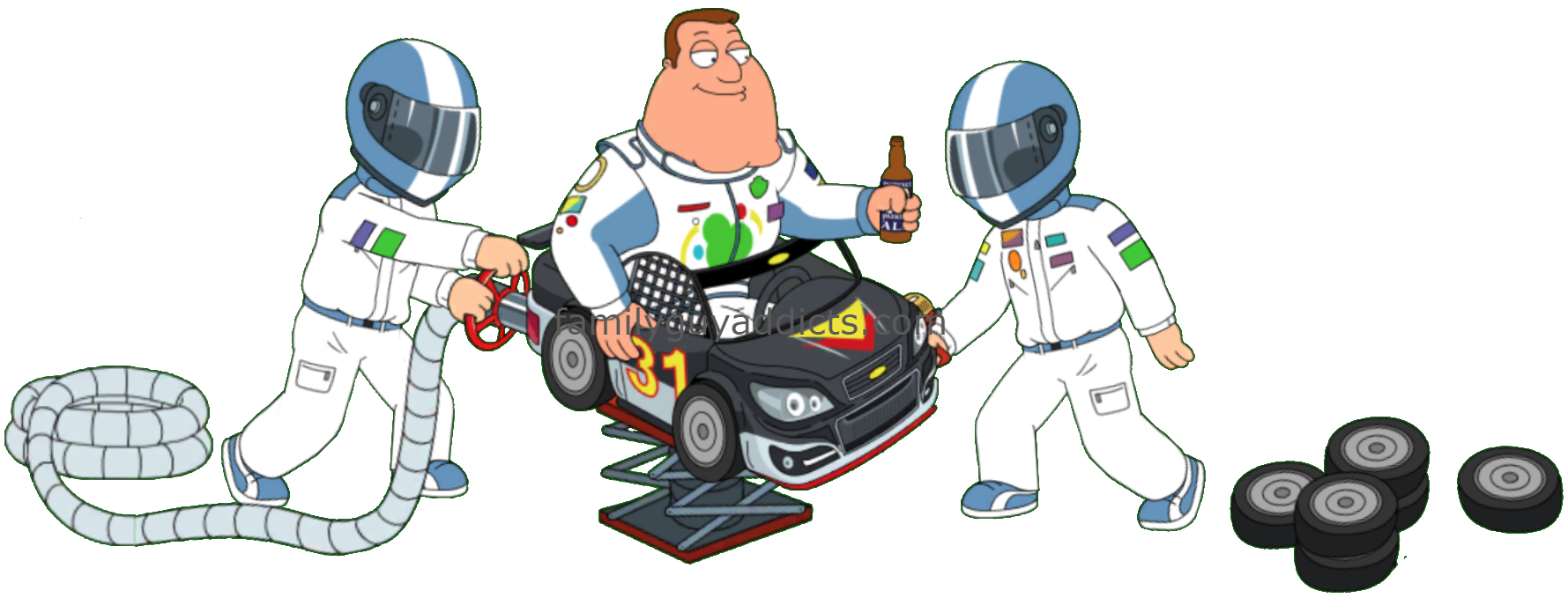 Southern Fried Griffins Character Premium Profile: Race Car Driver Joe ...