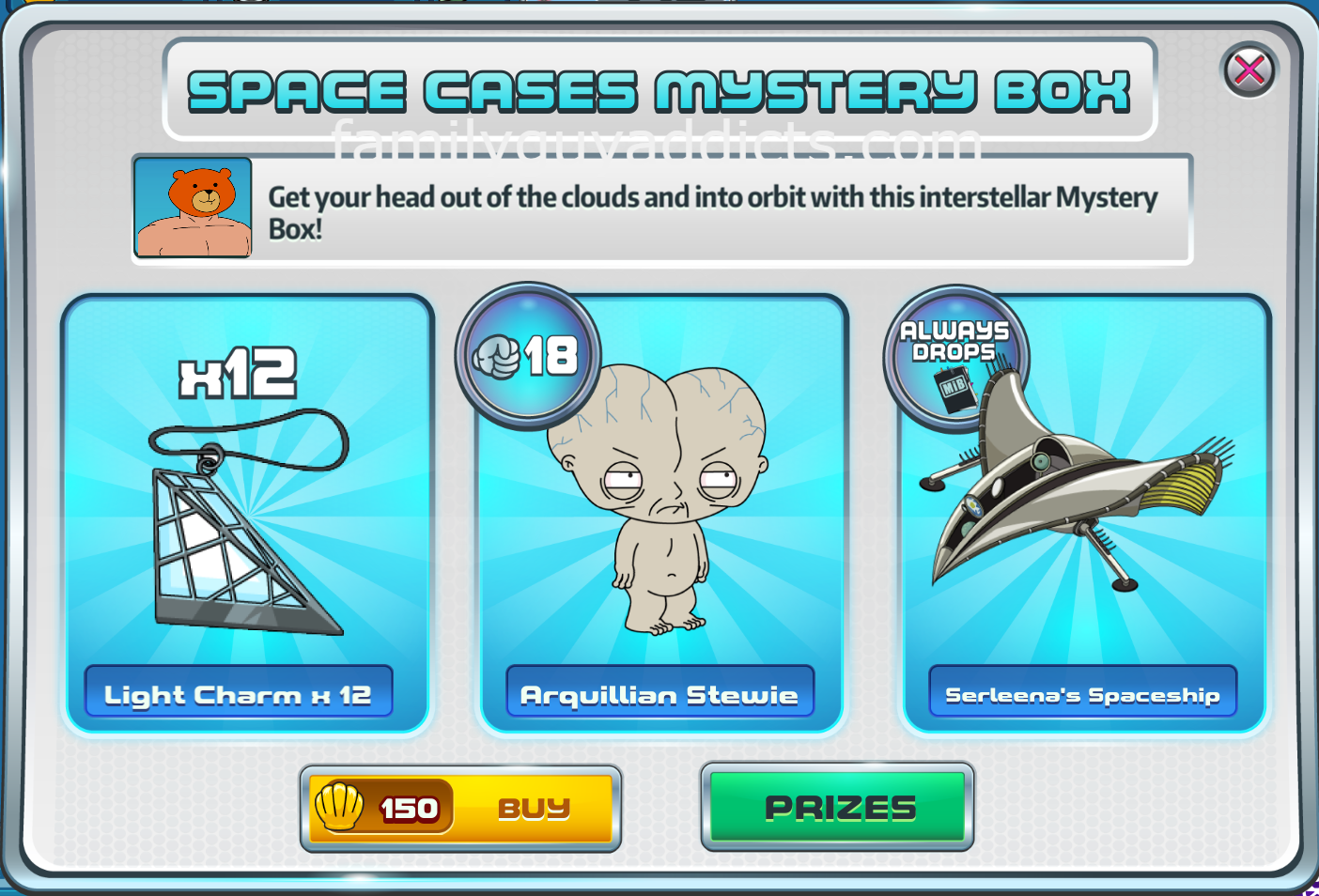 Stewie Mystery Box | Family Guy Addicts