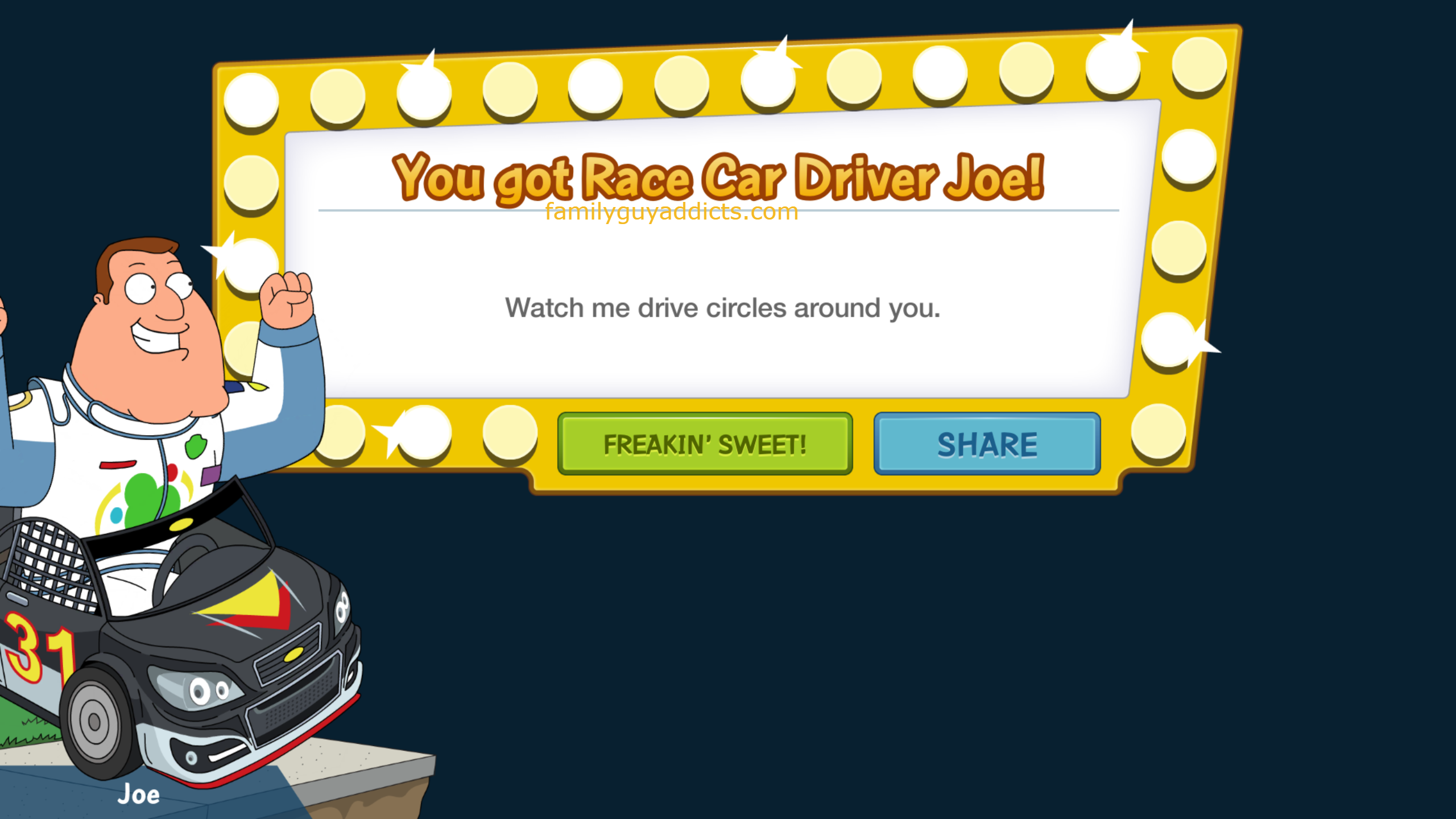 Southern Fried Griffins Character Premium Profile: Race Car Driver Joe ...