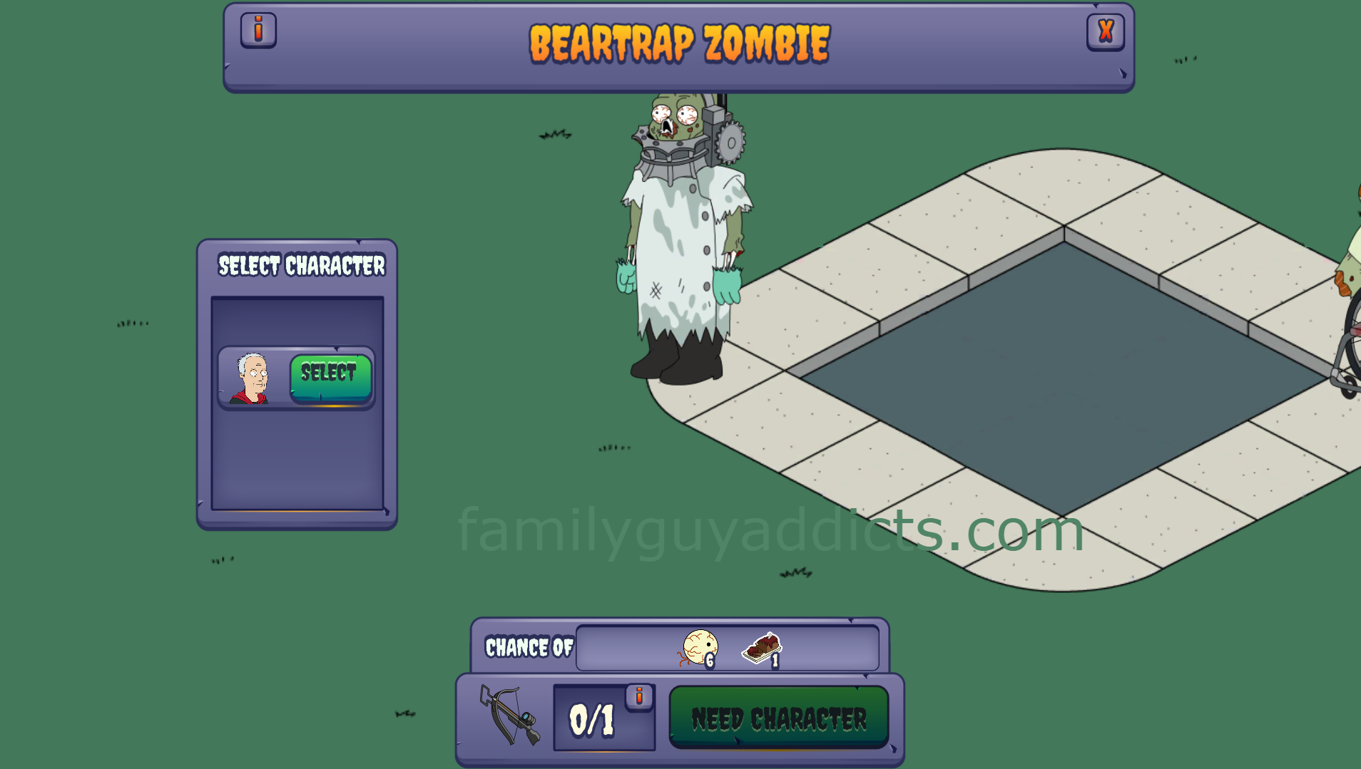 A Very Griffin Holo-Ween 101: ZOMBIES!! Wheel Chair & Bear Trap ...