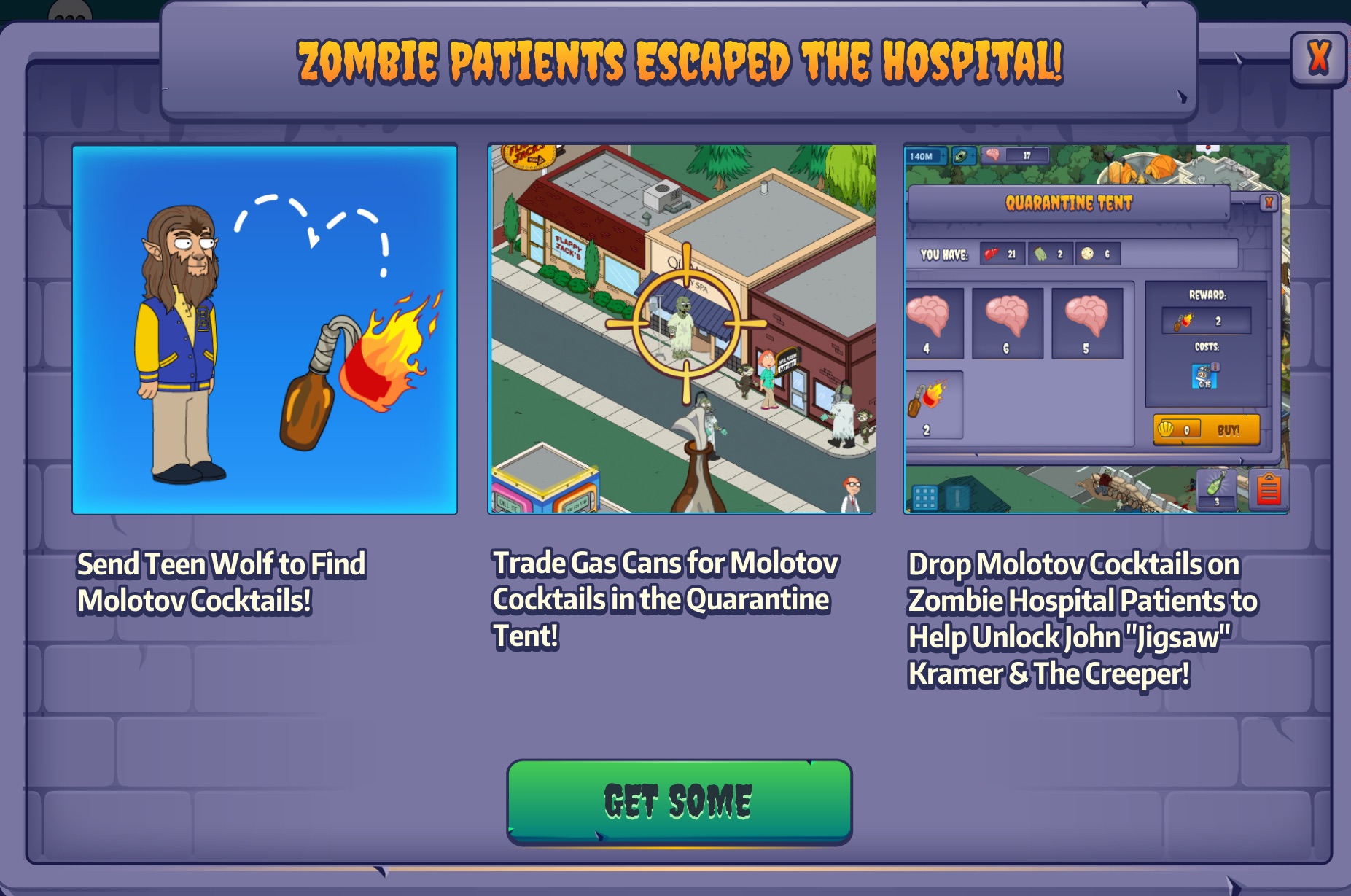 A Very Griffin Holo-ween 101: Patient Zombies | Family Guy Addicts