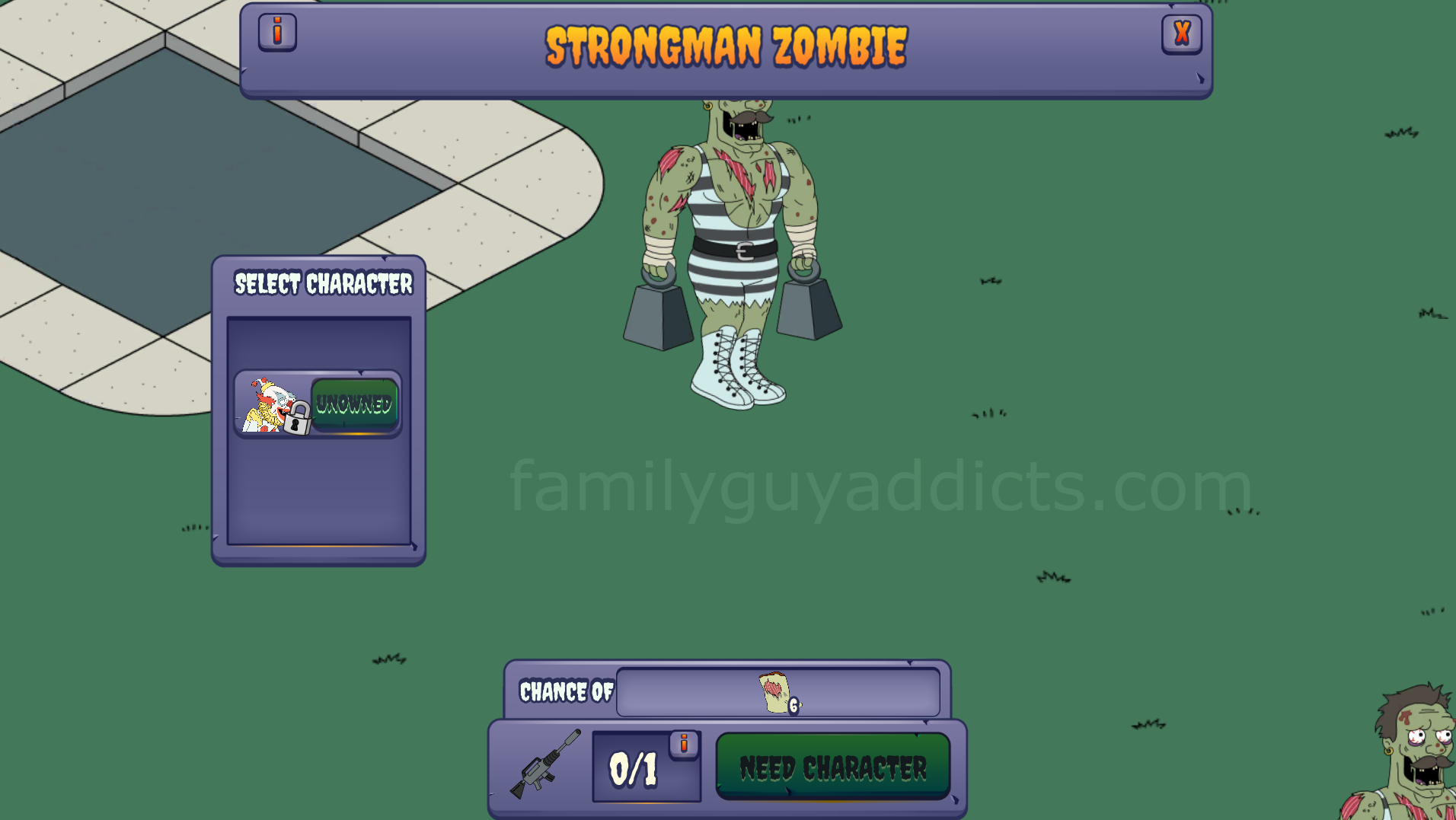 A Very Griffin Holo-Ween 101: ZOMBIES!! Strongman & Clown | Family Guy ...