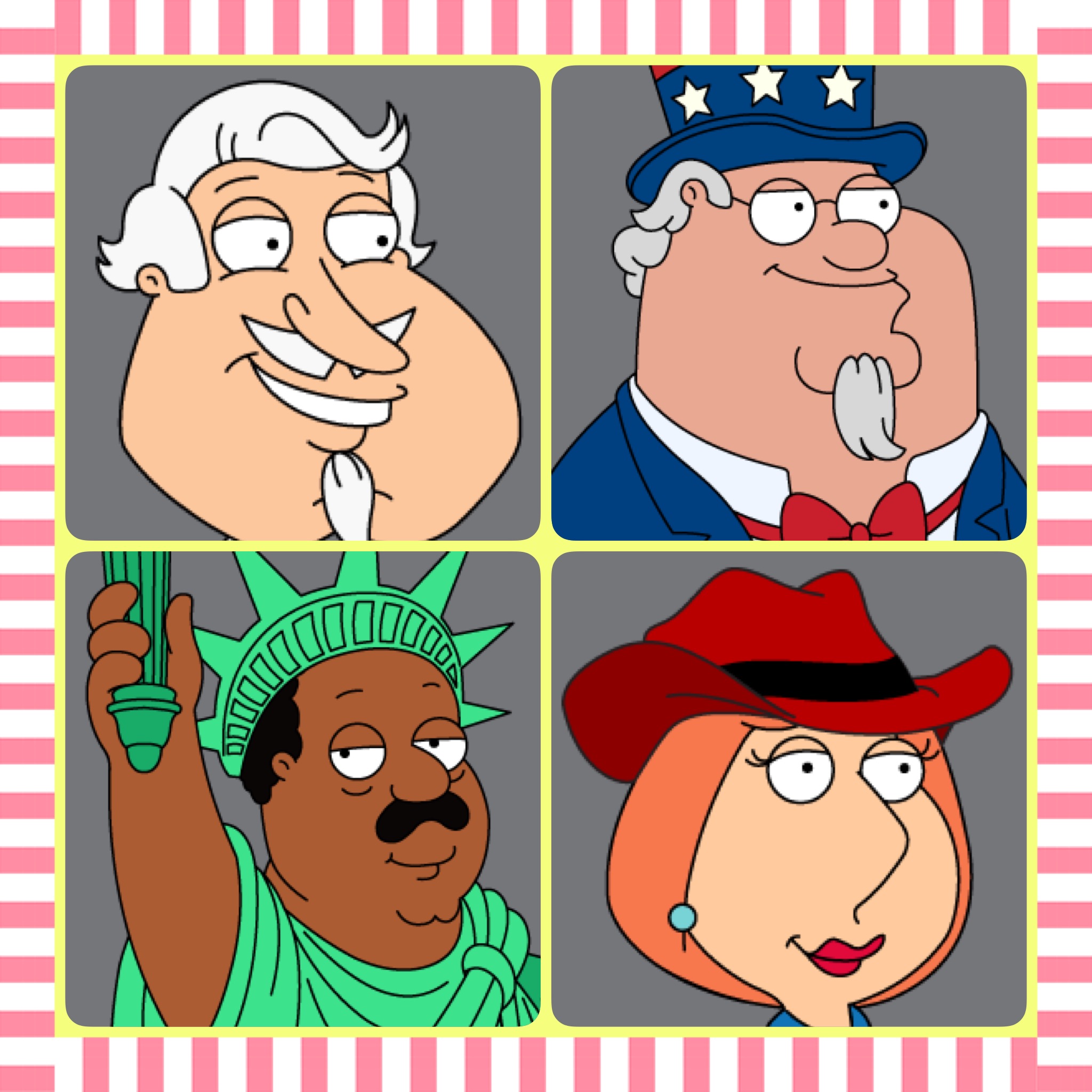 Full Character And Costume Lists Updated | Family Guy Addicts