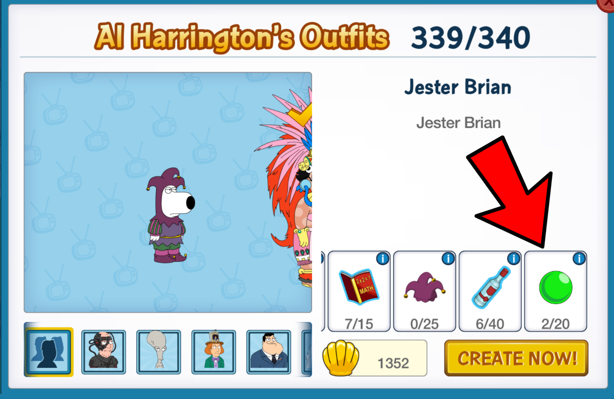 Jester Brian – Unlock Requirements | Family Guy Addicts