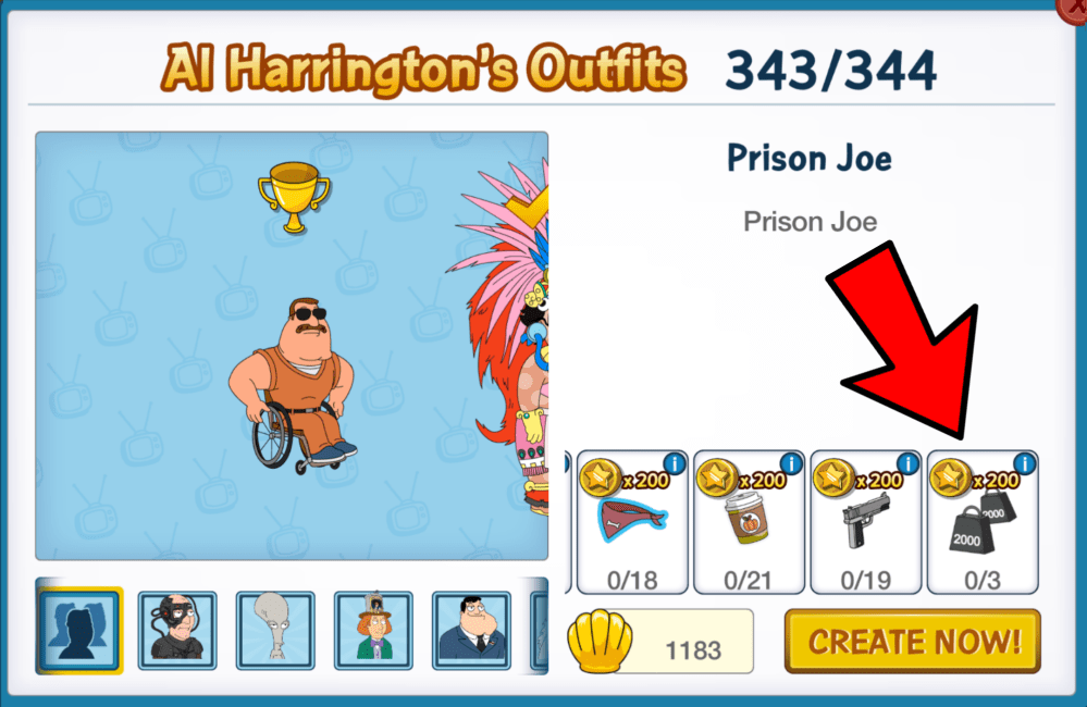 Prison Joe – Unlock Requirements | Family Guy Addicts
