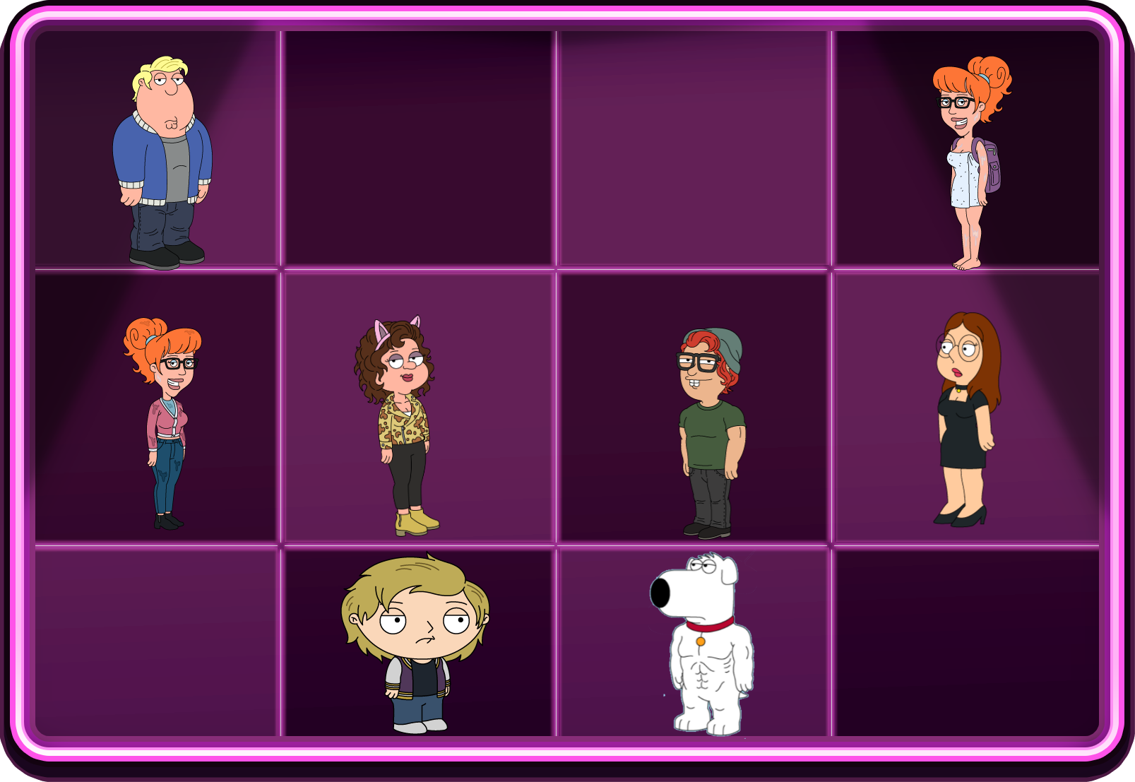 Full Character And Costume Lists Updated | Family Guy Addicts