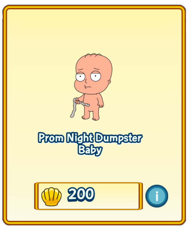 Warning – Prom Night Dumpster Baby is NOT a character!!! | Family Guy ...
